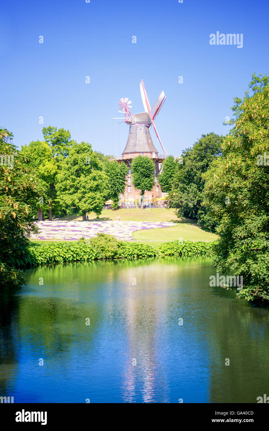 Bremen Windmill, Germany Stock Photo - Alamy