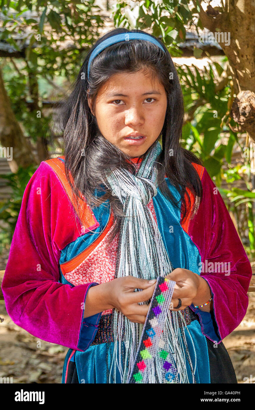 Thailand Northern Thailand Hill Tribe Stock Photo - Alamy