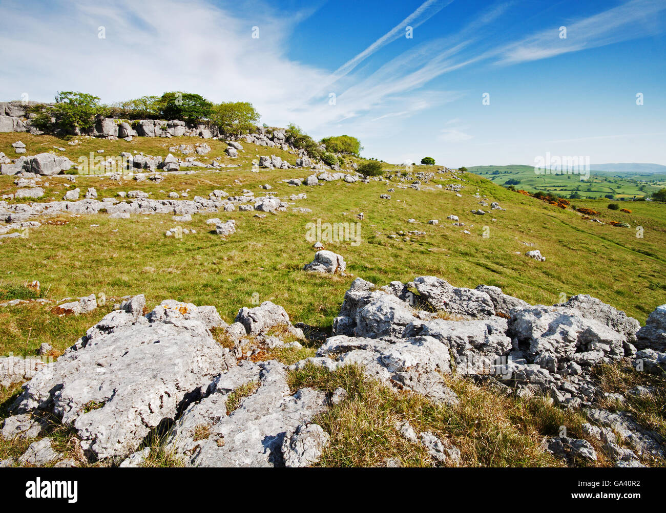 The edge of Hutton Roof Crags Stock Photo - Alamy