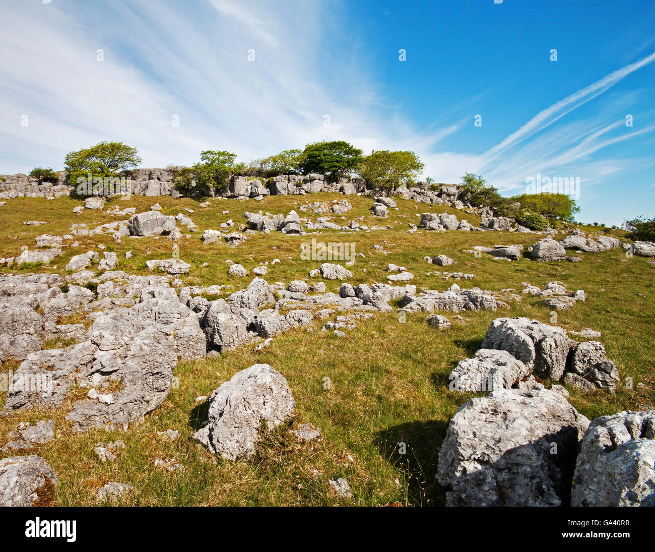 The rocky hillside Stock Photo - Alamy