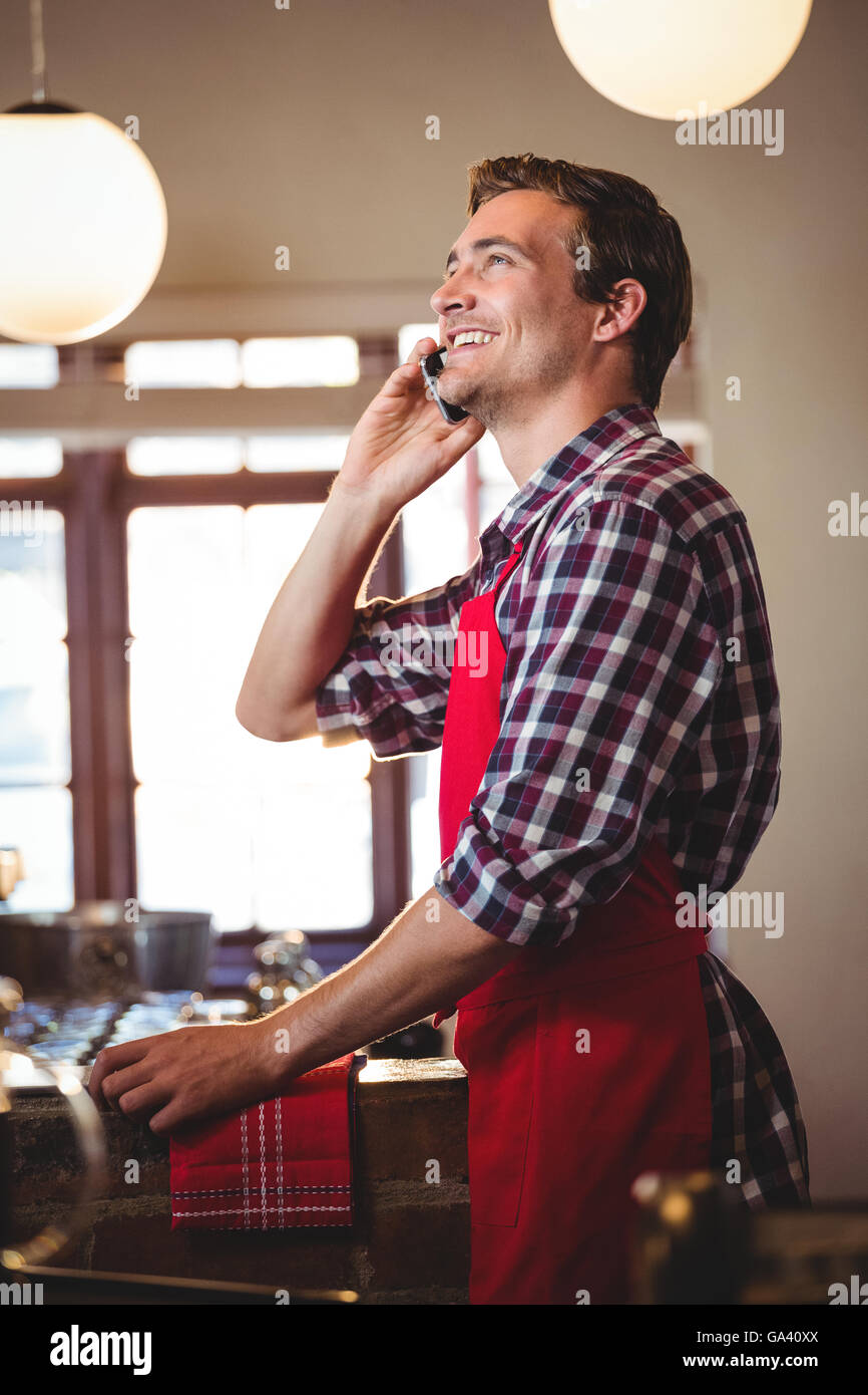 Man calling waiter hi-res stock photography and images - Alamy