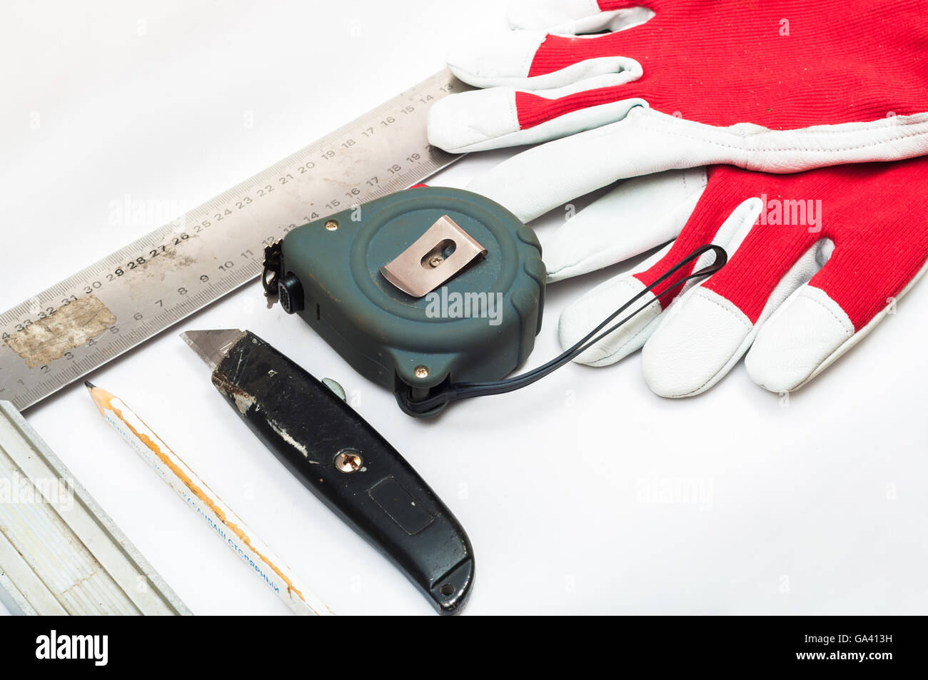 Set of tools Stock Photo - Alamy