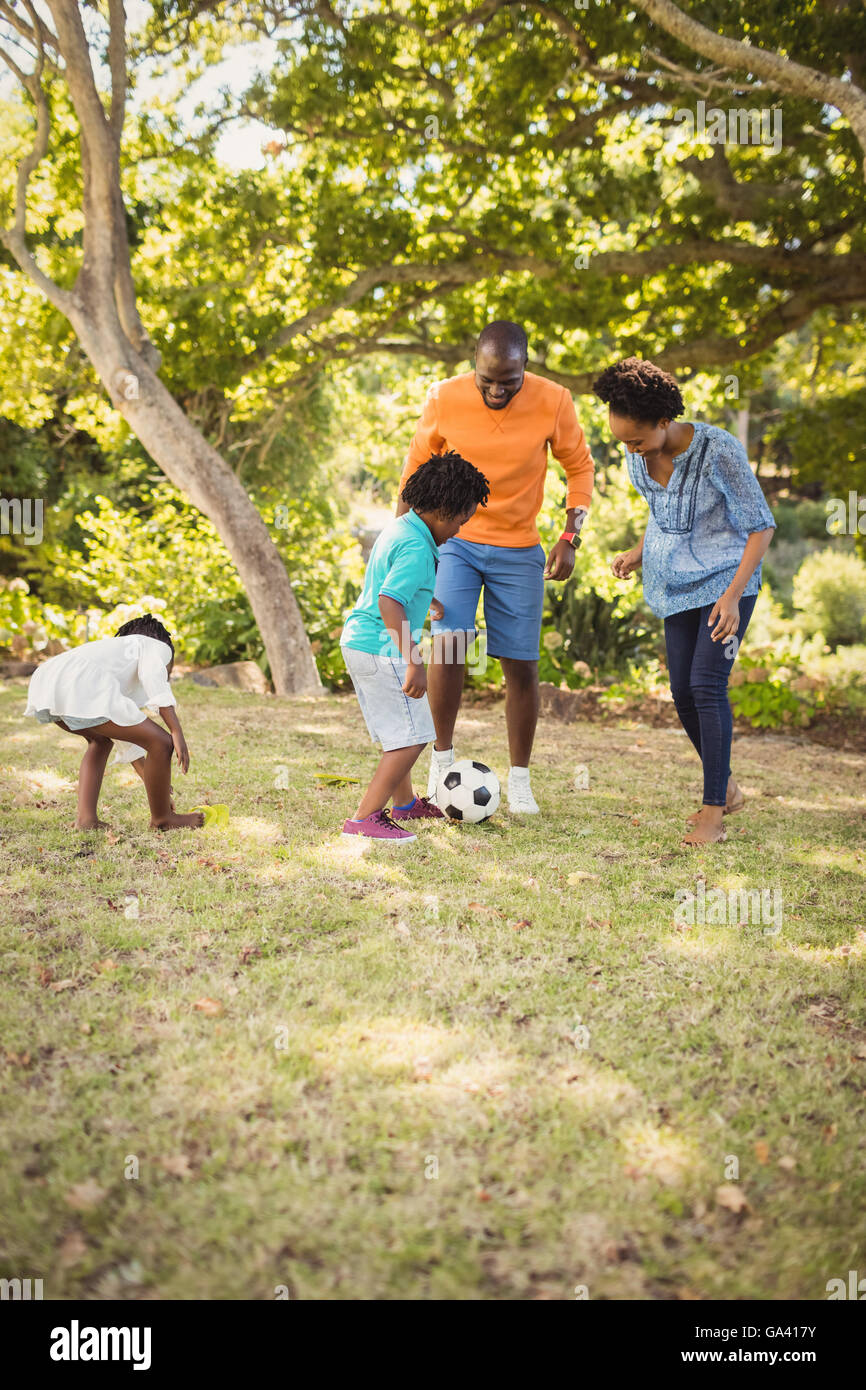Happy family having fun Stock Photo - Alamy