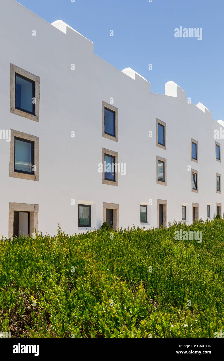 wall of house with window in european city Stock Photo - Alamy