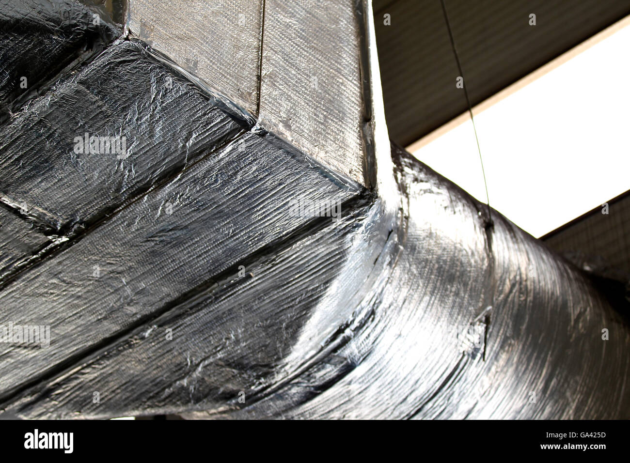 ducts as elements of a powerful industrial ventilation system Stock Photo Alamy