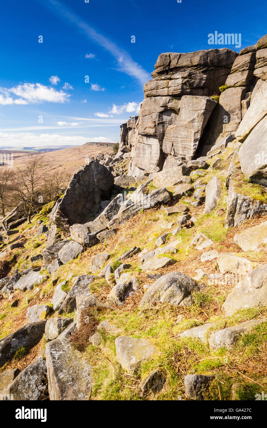 Stanage edge spring hi-res stock photography and images - Alamy