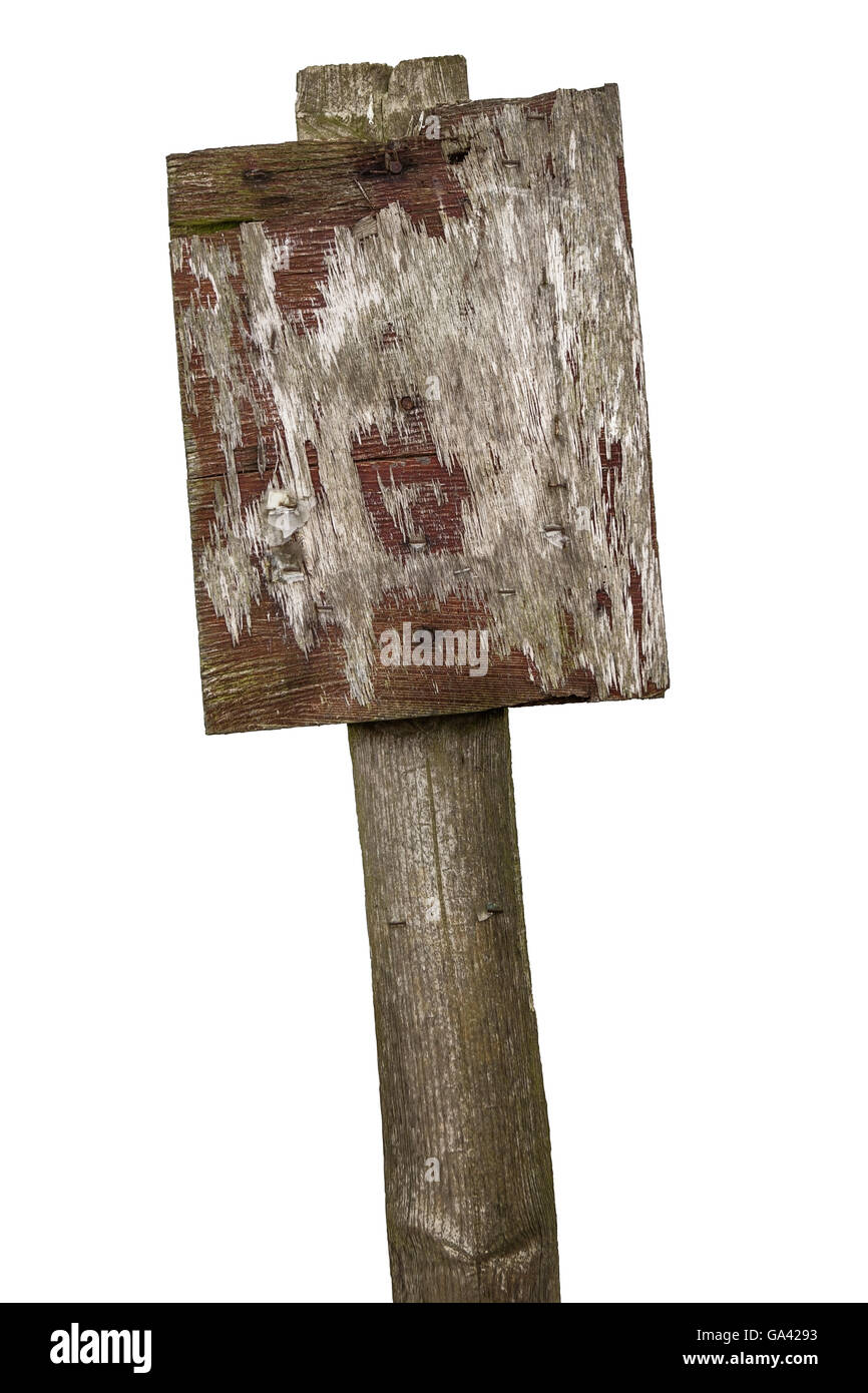 Old wooden sign post hi-res stock photography and images - Alamy