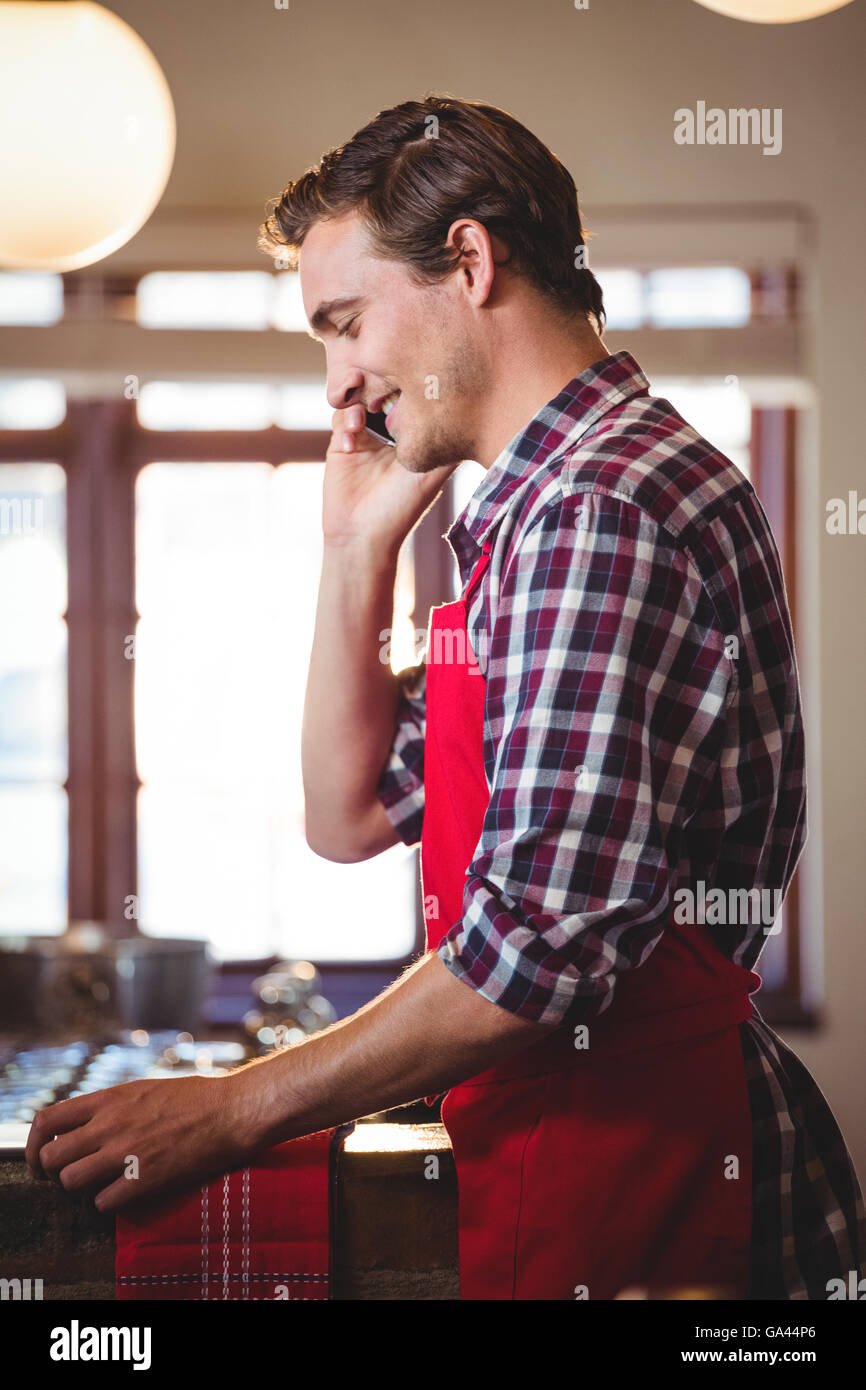 Man calling waiter hi-res stock photography and images - Alamy