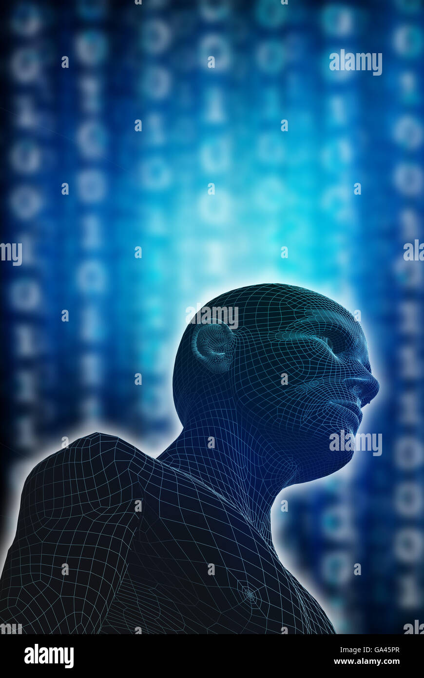 future of mankind, science and technology concept Stock Photo - Alamy