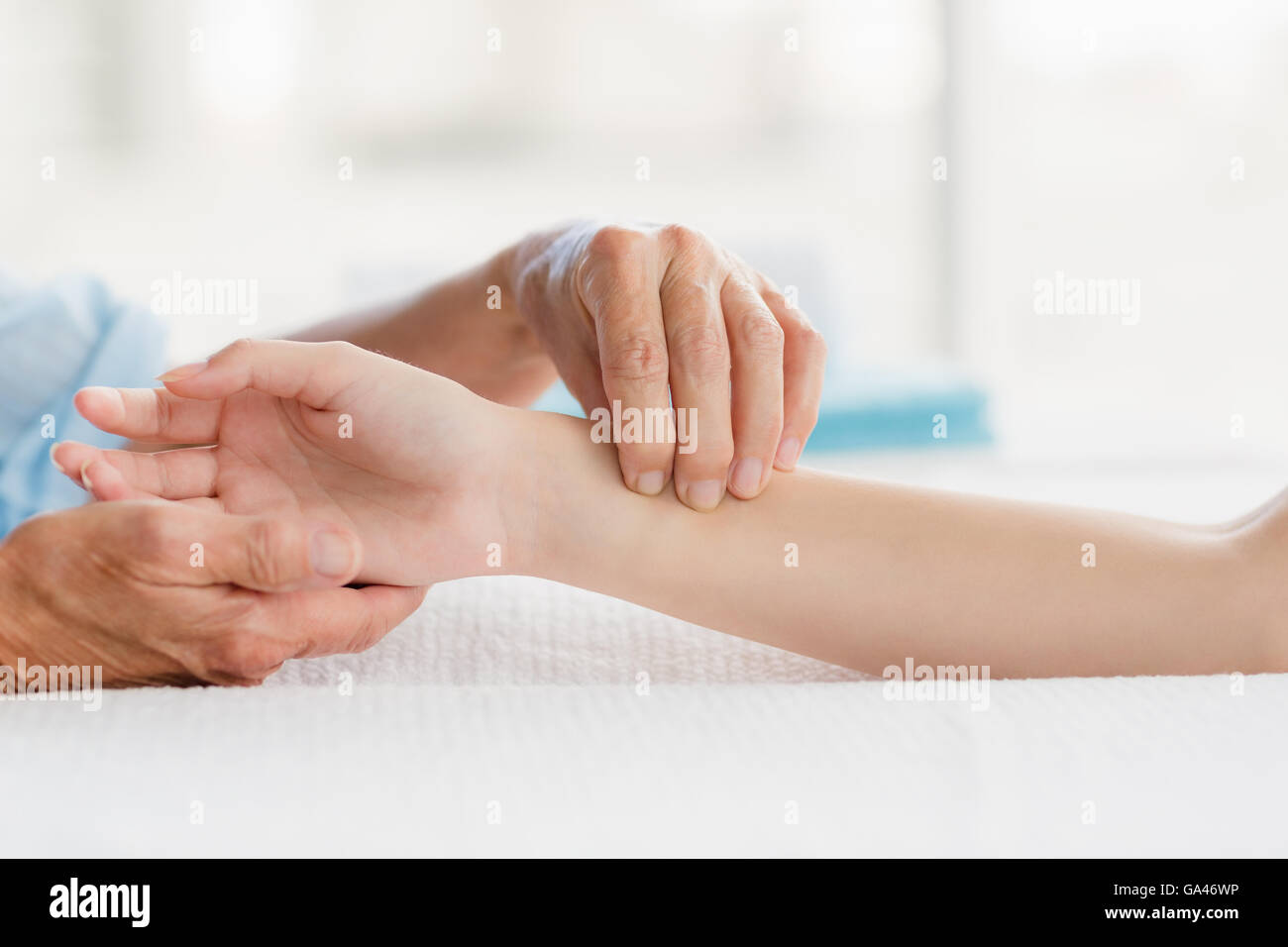 Hand massage hi-res stock photography and images - Alamy