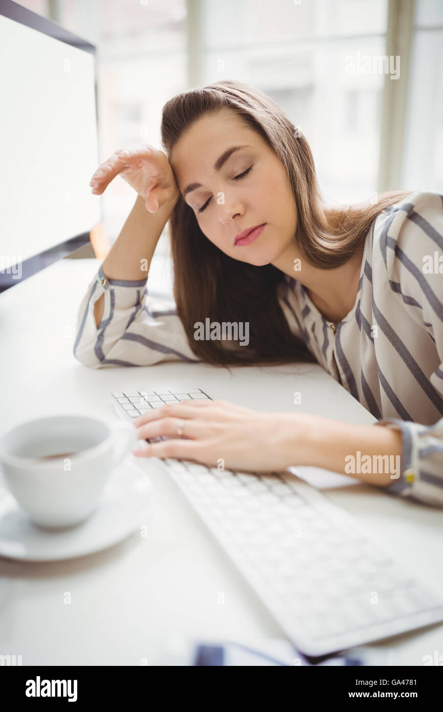 Nap at the office hi-res stock photography and images - Alamy