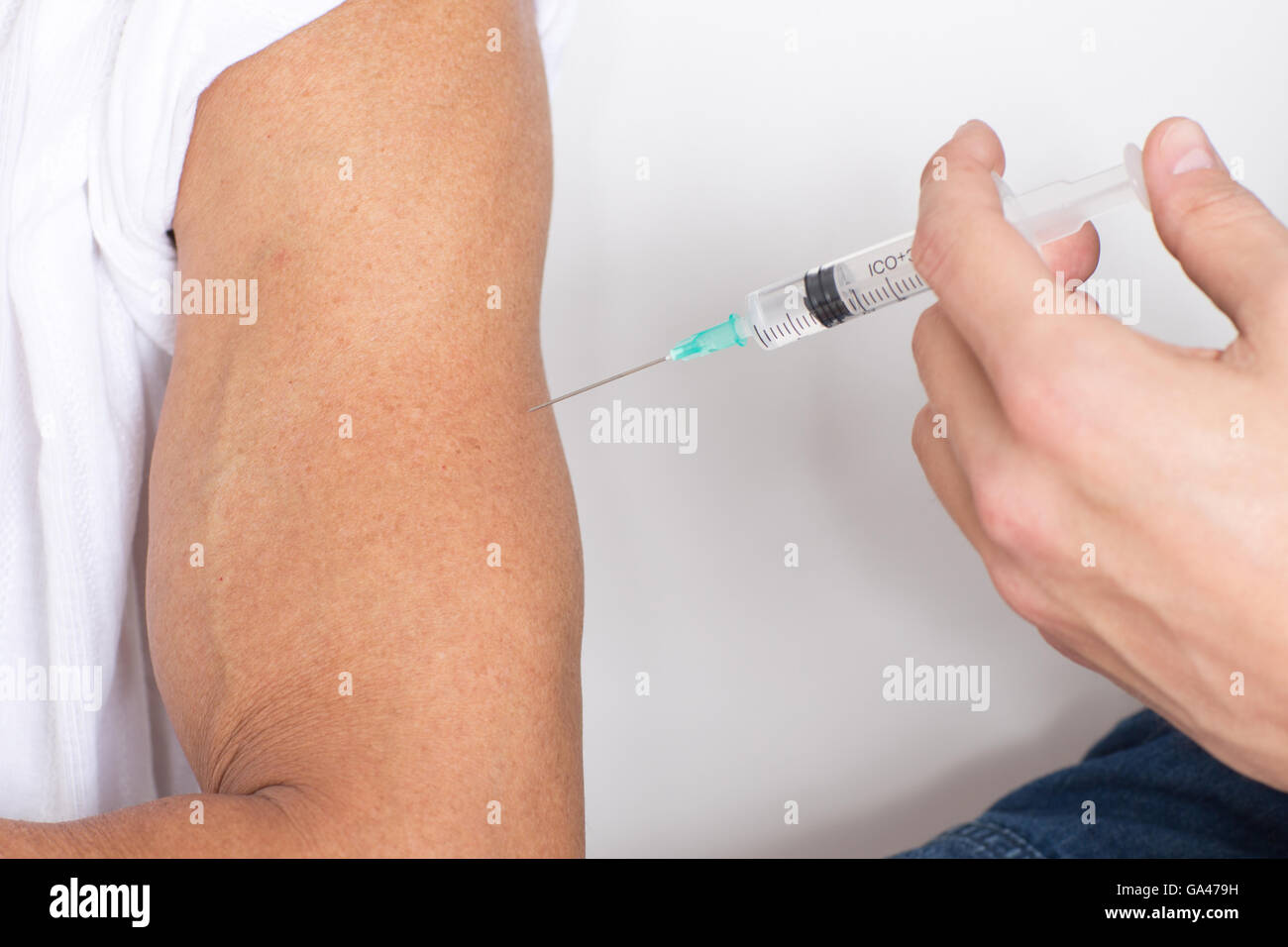 To immunize a patient Stock Photo - Alamy