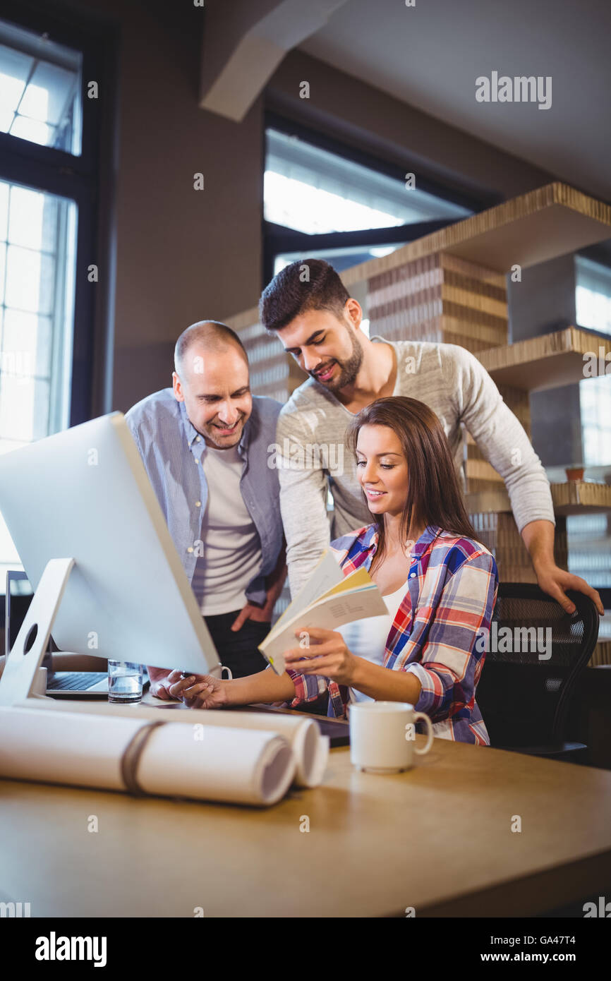 Coworkers documents hi-res stock photography and images - Alamy