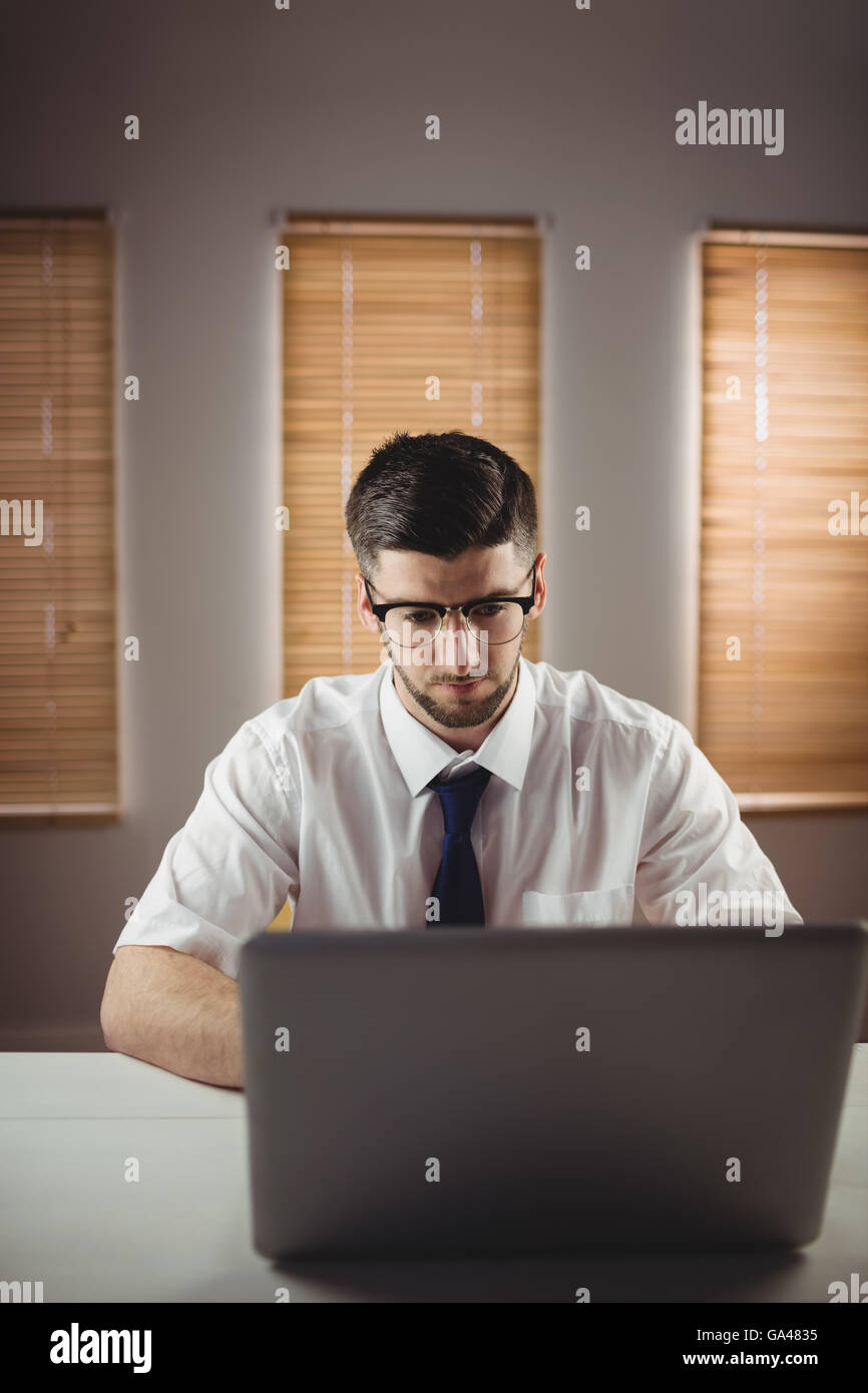 Man working in office Stock Photo - Alamy