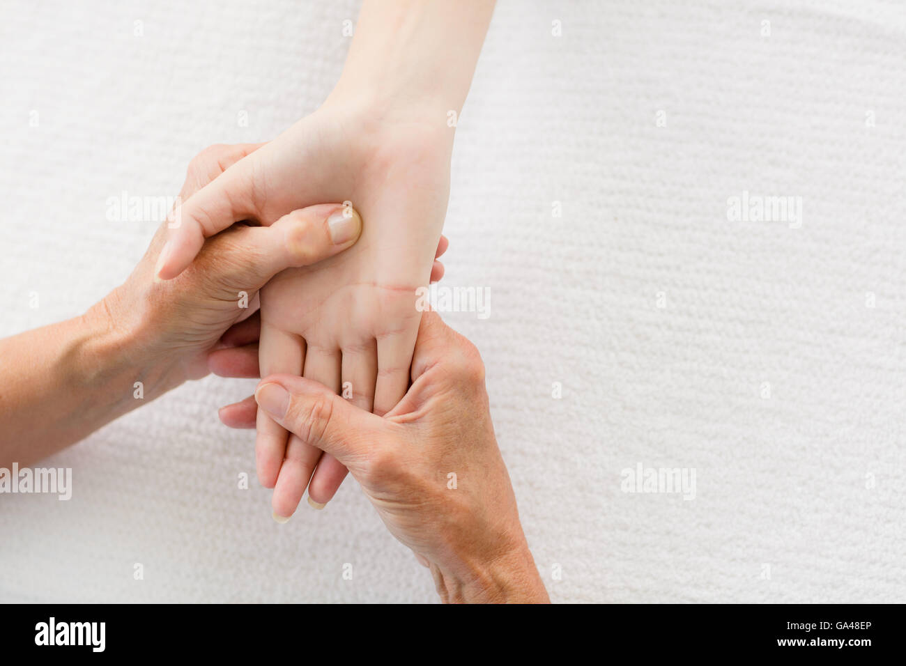 Hand massage hi-res stock photography and images - Alamy