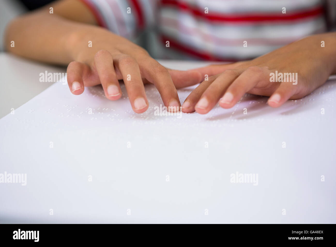Child braille hi-res stock photography and images - Alamy