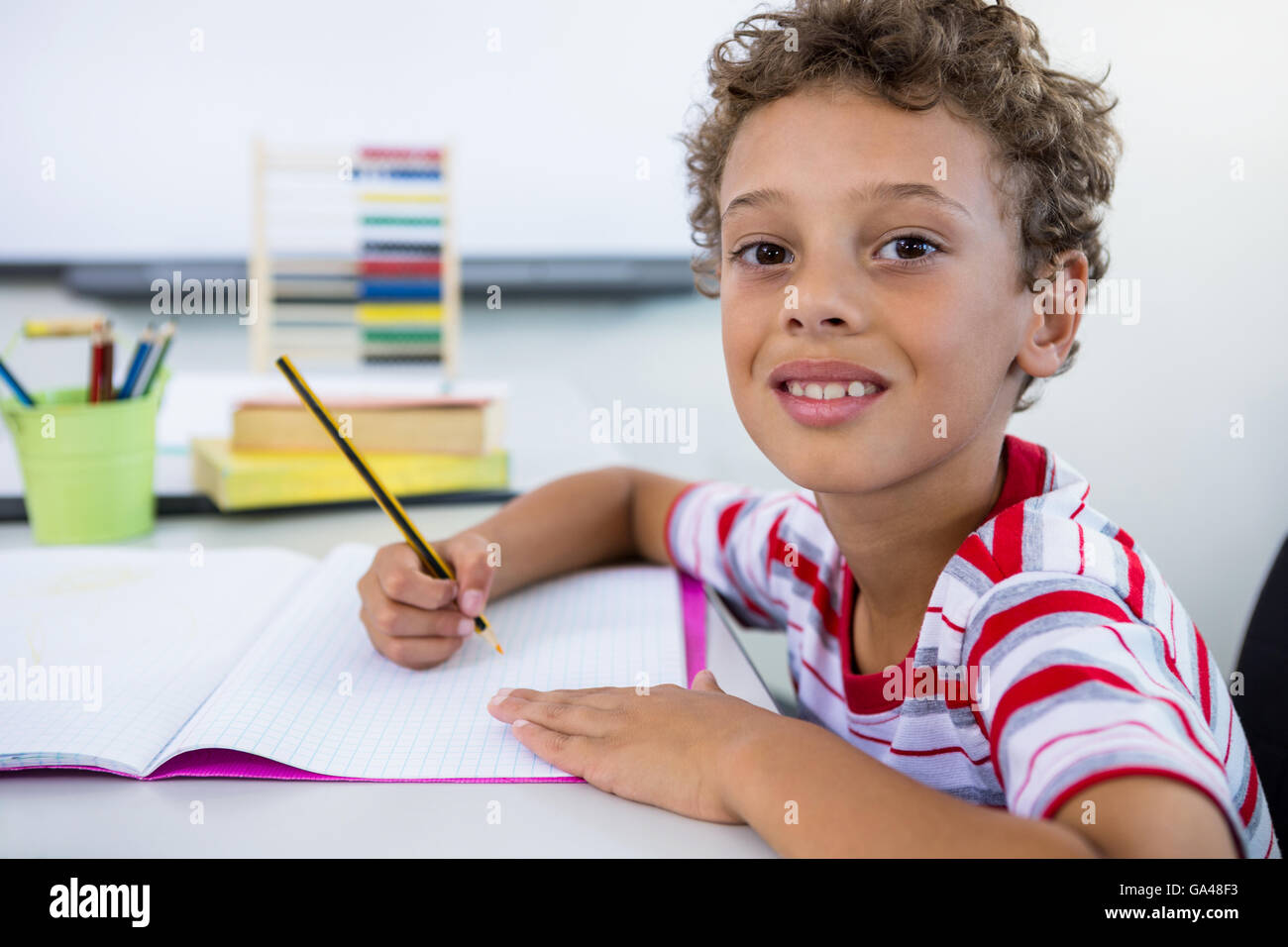 Boy studying hi-res stock photography and images - Alamy