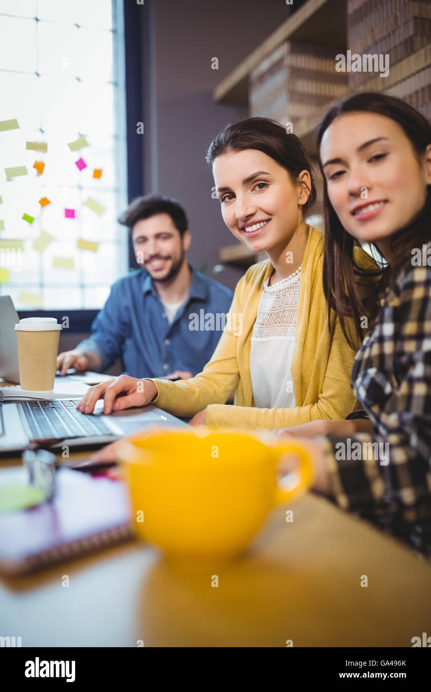 Happy coworkers hi-res stock photography and images - Alamy