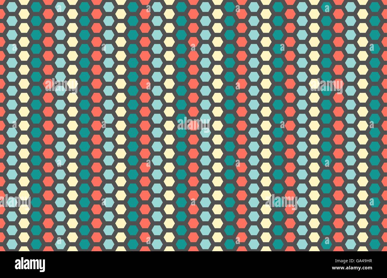 Honeycomb seamless background. Simple seamless pattern of bees ...