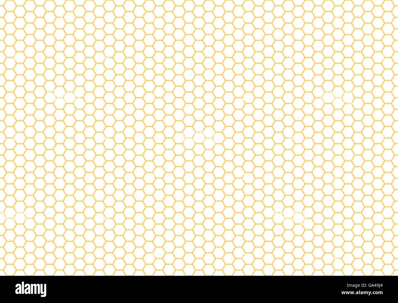 Honeycomb seamless background. Simple seamless pattern of bees ...
