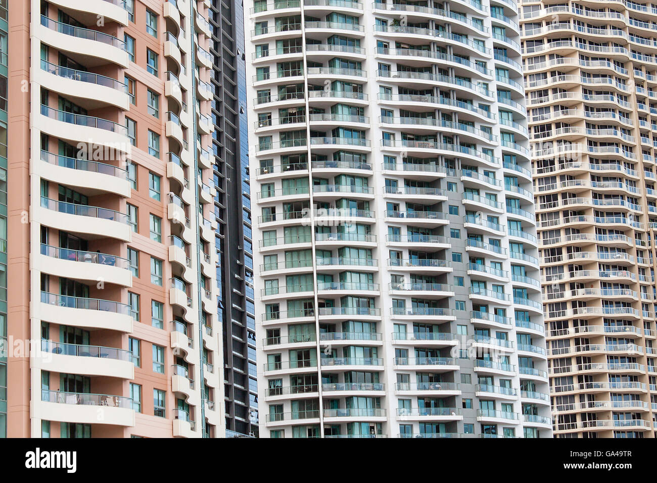 Many apartments with balconies hi-res stock photography and images - Alamy