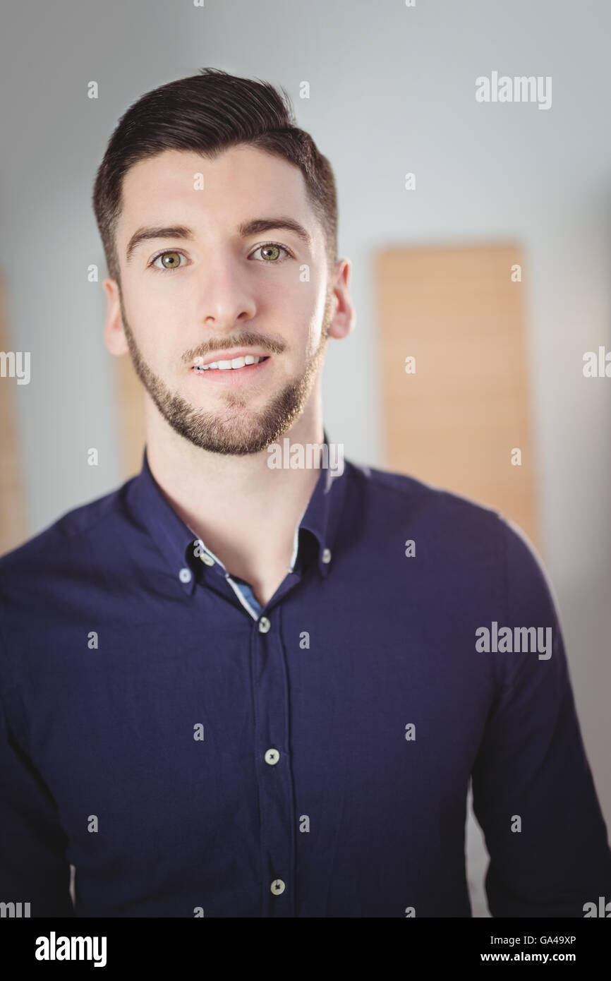 Portrait of man standing Stock Photo - Alamy