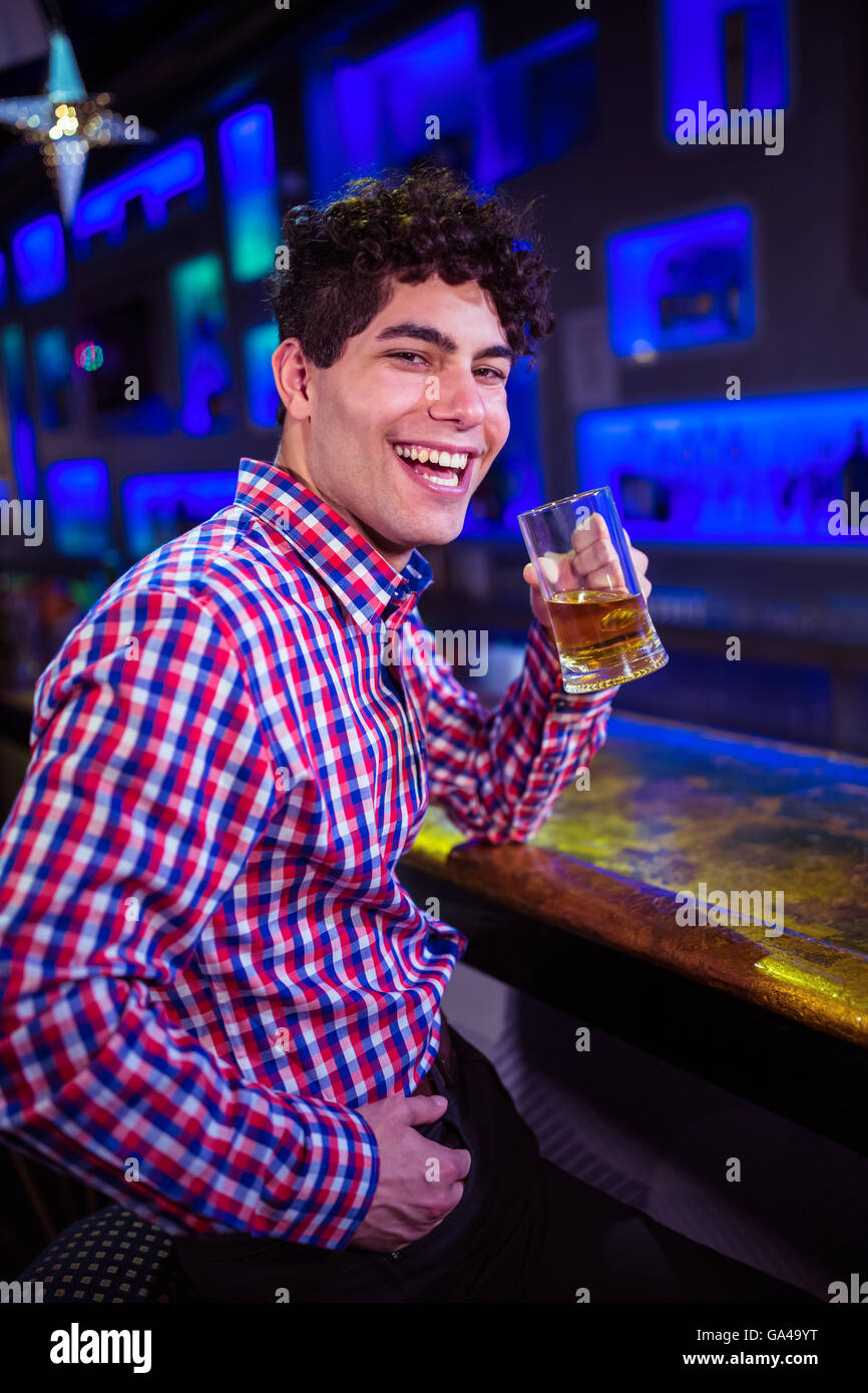 Man laughing bar hi-res stock photography and images - Alamy