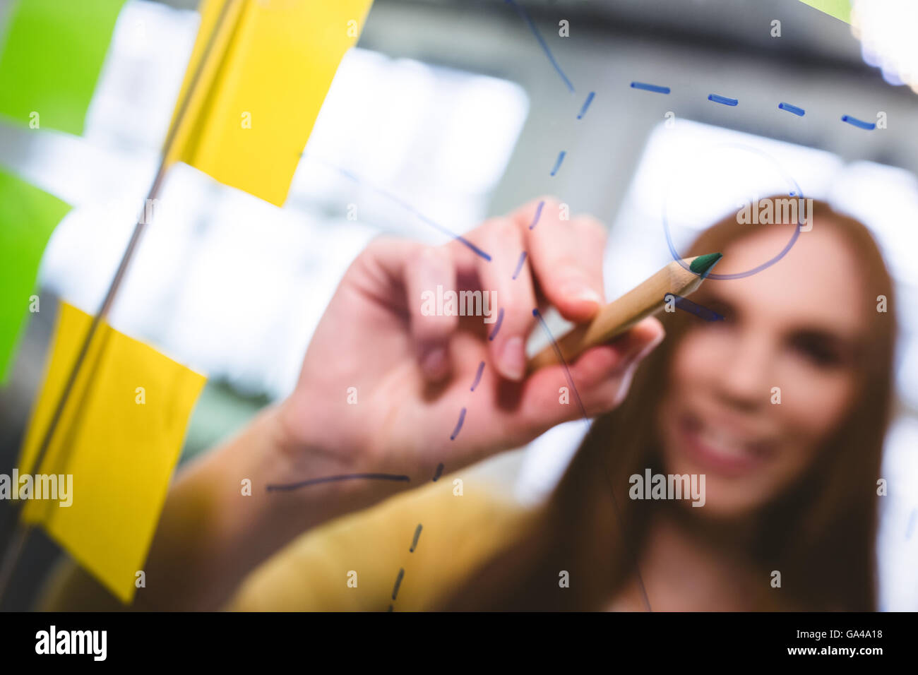 Writing on glass hi-res stock photography and images - Alamy