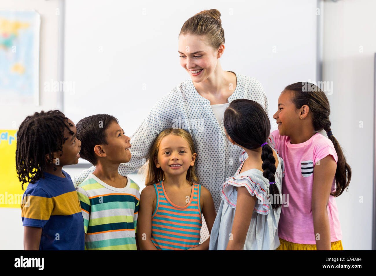 Teacher preschool classroom hi-res stock photography and images - Alamy