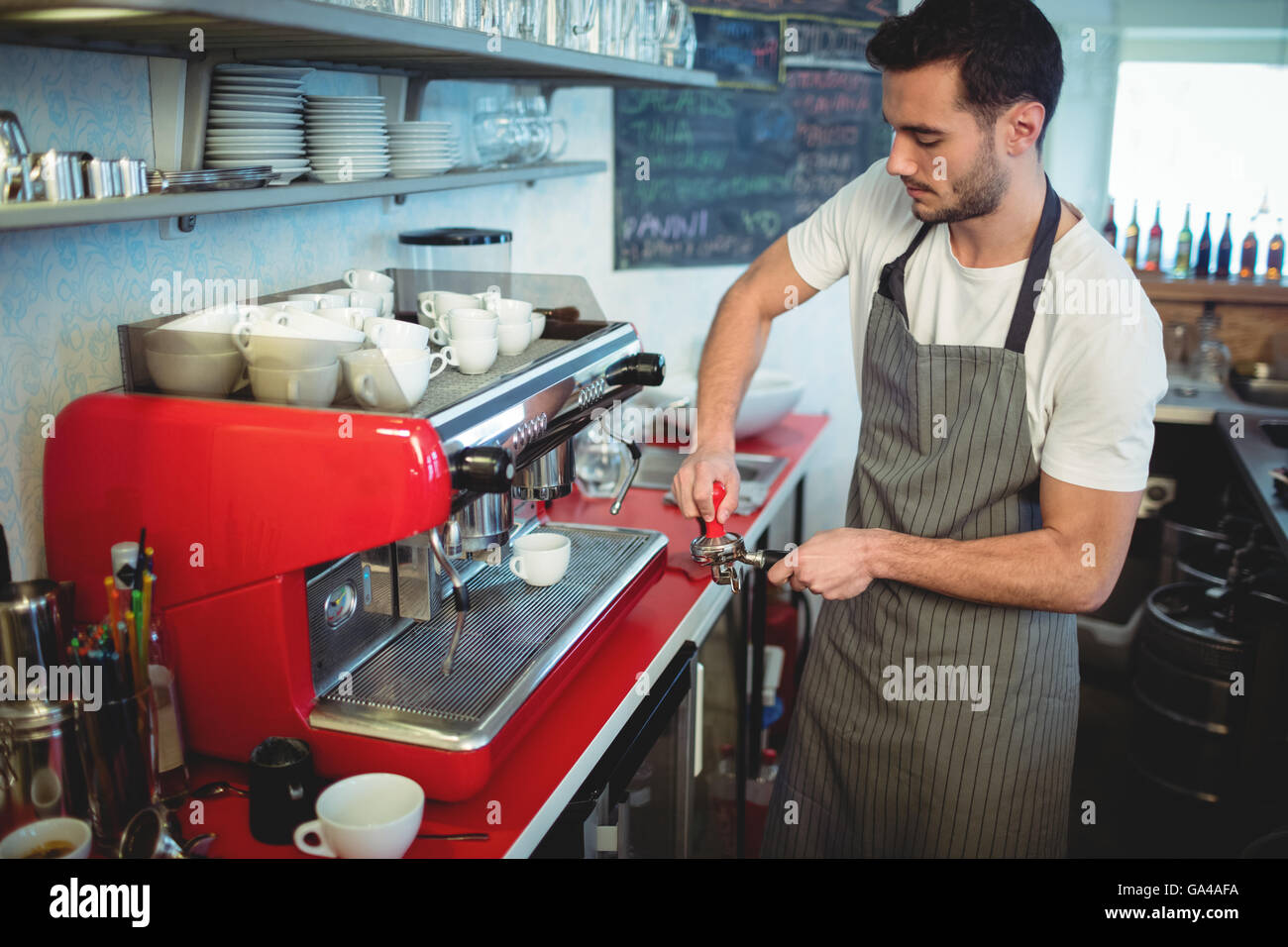 Cafe worker hi-res stock photography and images - Alamy