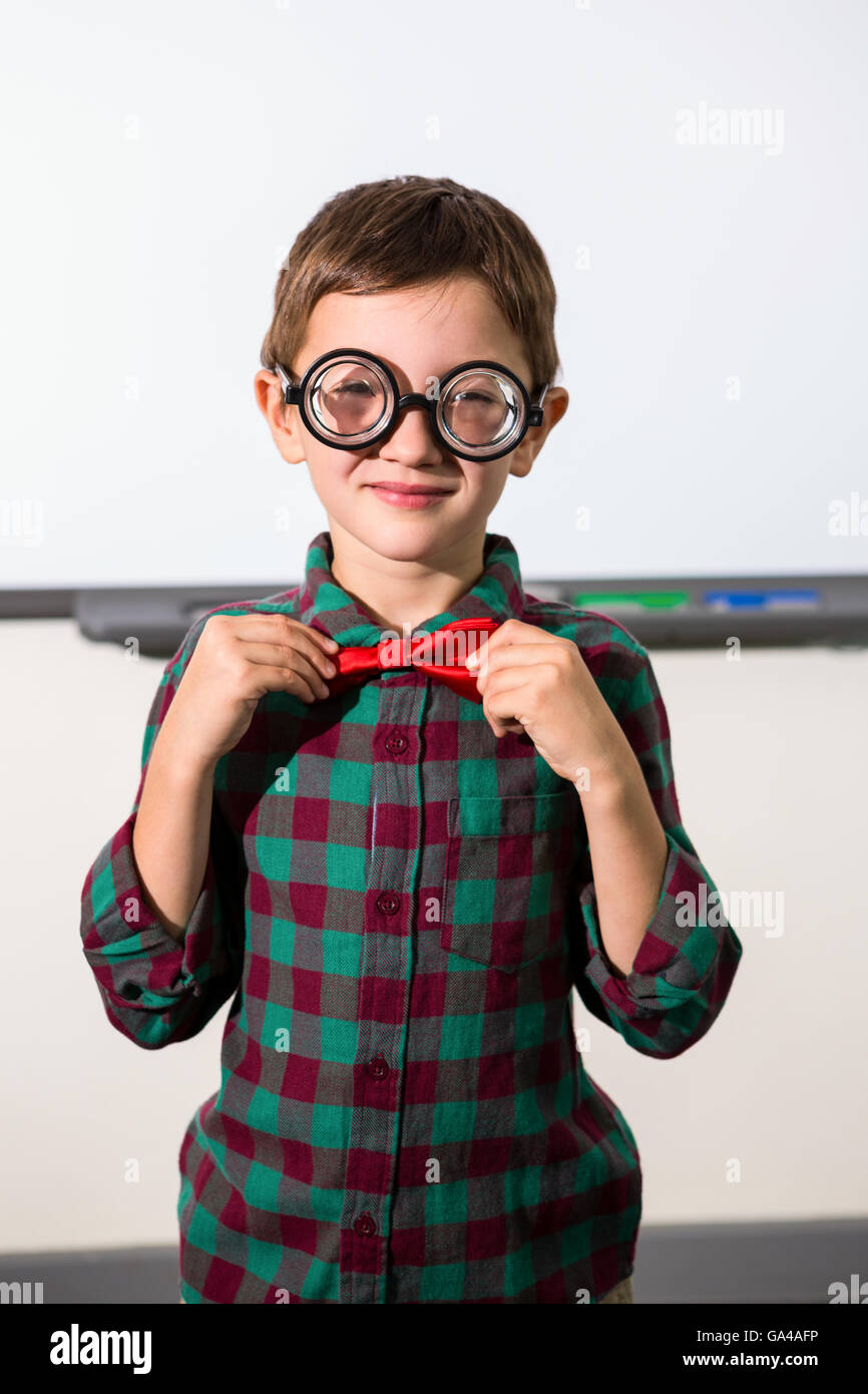 Boy with bow hi-res stock photography and images - Alamy
