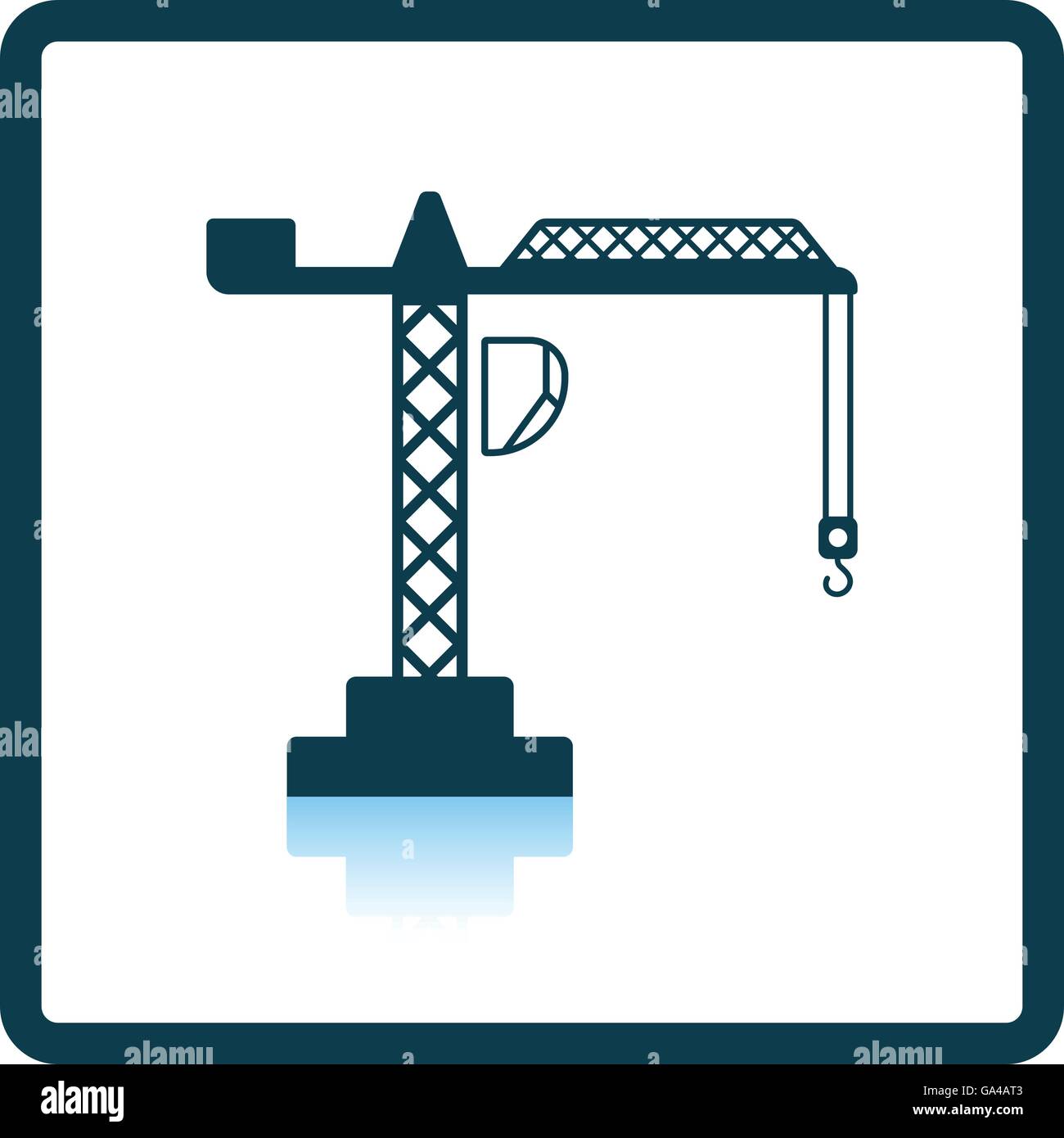 Crane shadow Stock Vector Images - Alamy