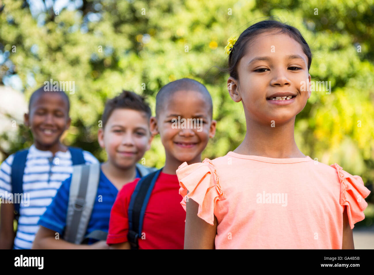 Queue at school hi-res stock photography and images - Alamy