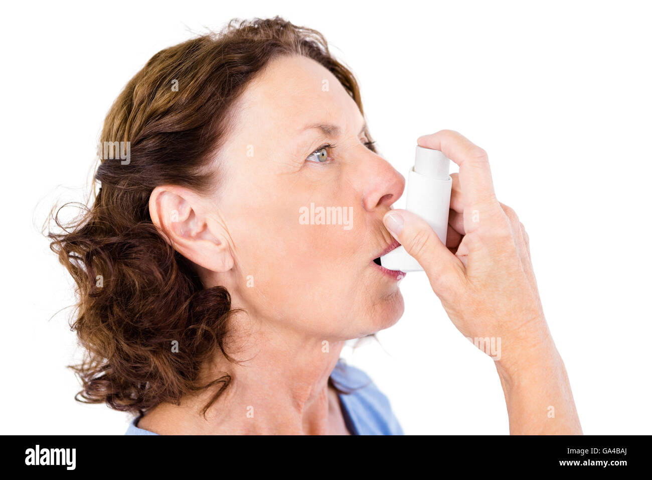 Man inhaler asthma hi-res stock photography and images - Alamy