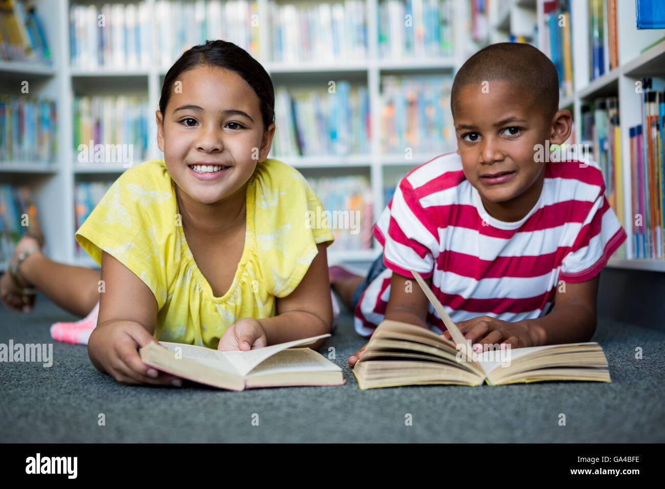 Students Reading Books