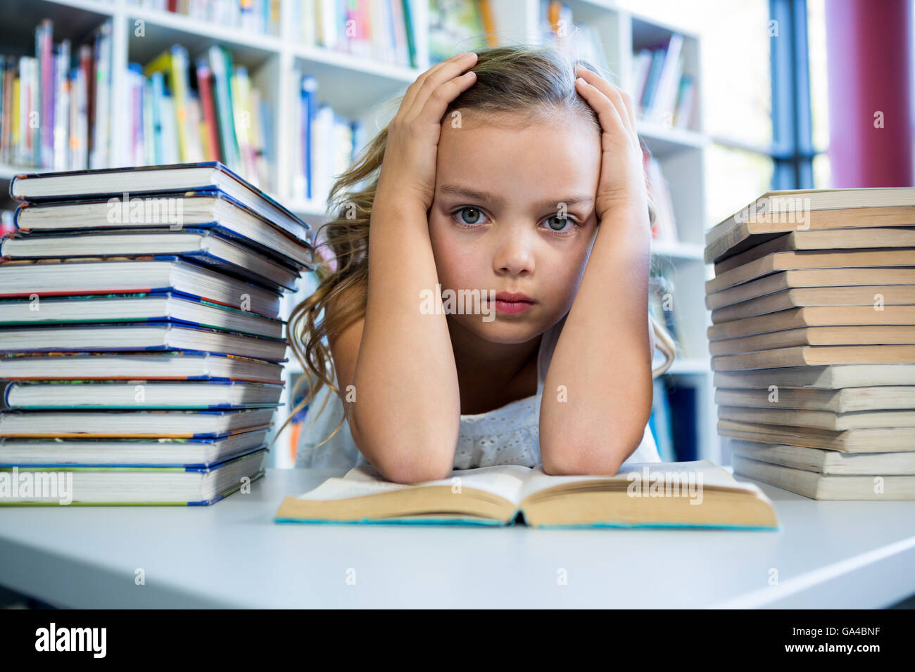Girl stressed hi-res stock photography and images - Alamy