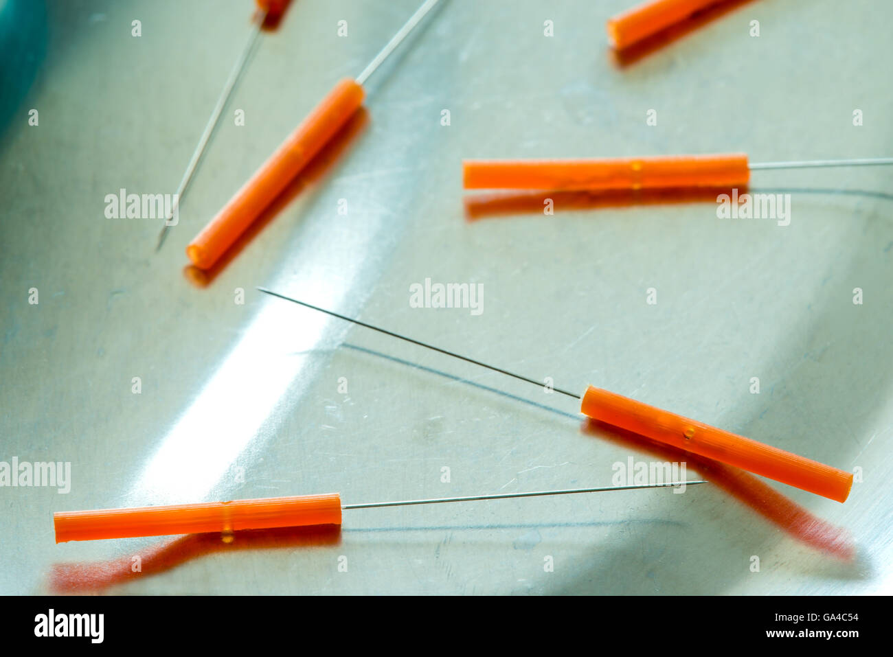 Healing needles hi-res stock photography and images - Alamy