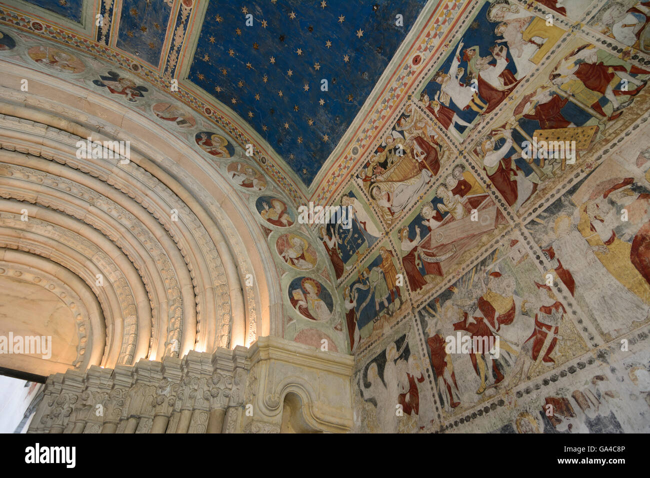Gurk Cathedral : exterior porch and West Portal, Gurk, Austria, Kärnten ...