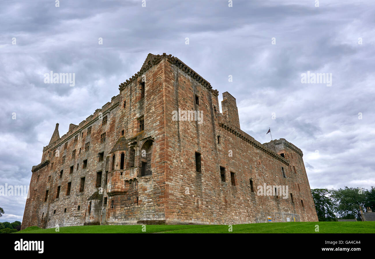 The ruins of Linlithgow Palace are situated in the town of Linlithgow ...