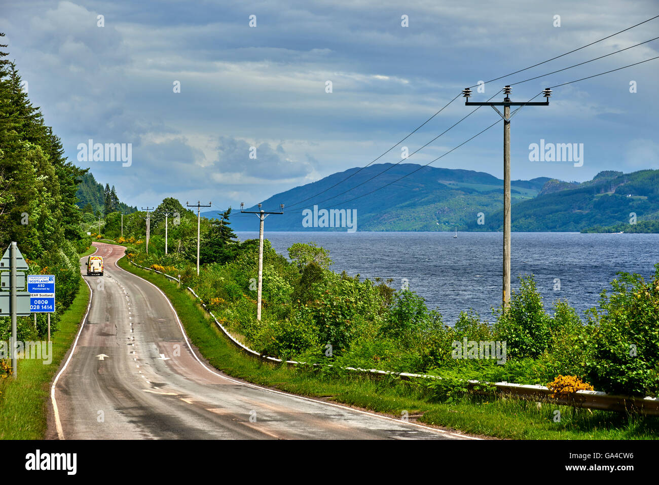 Loch Ness is a large, deep, freshwater loch in the Scottish Highlands ...