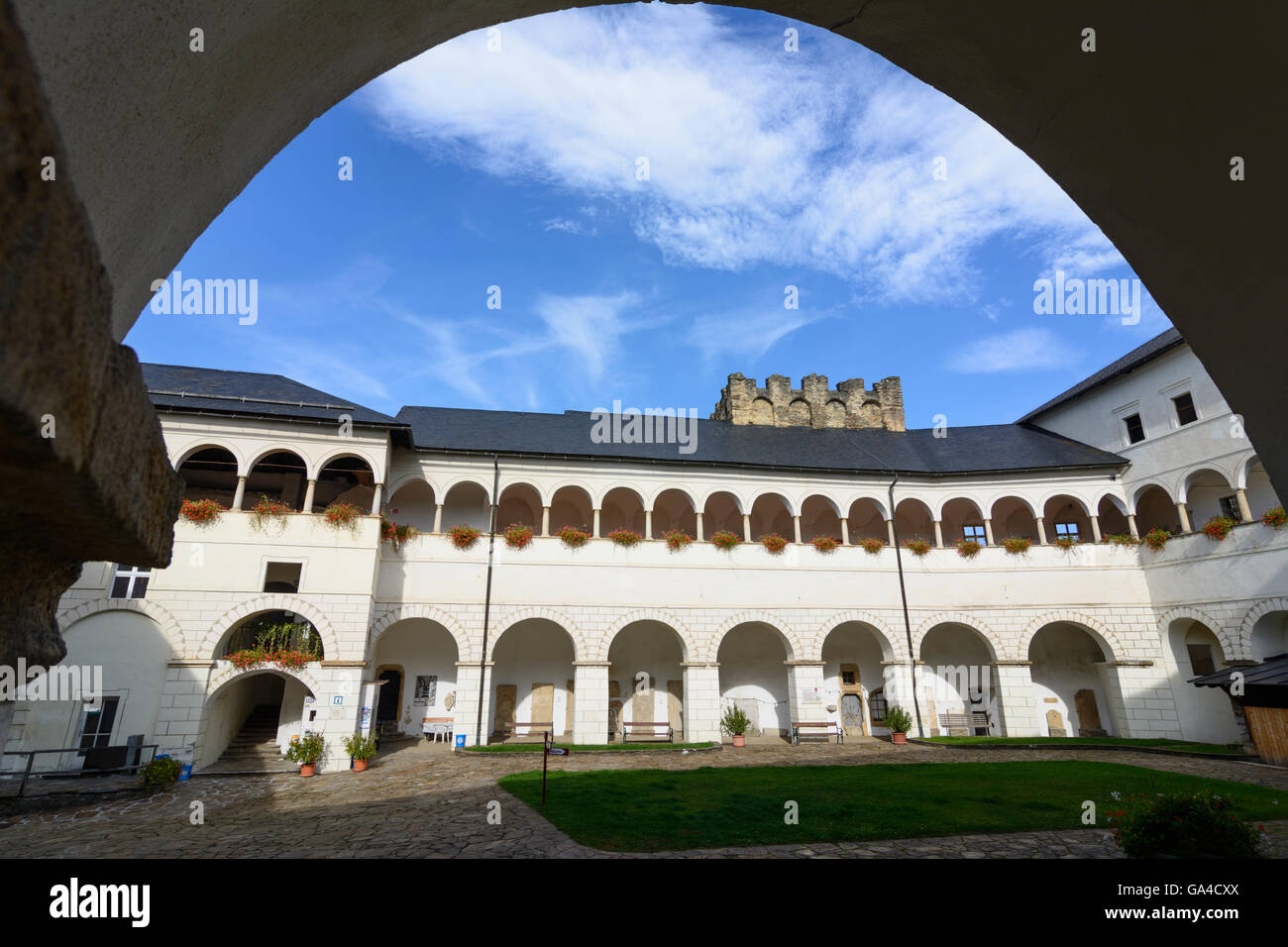 Straßburg Castle : Castle courtyard, Straßburg, Austria, Kärnten ...