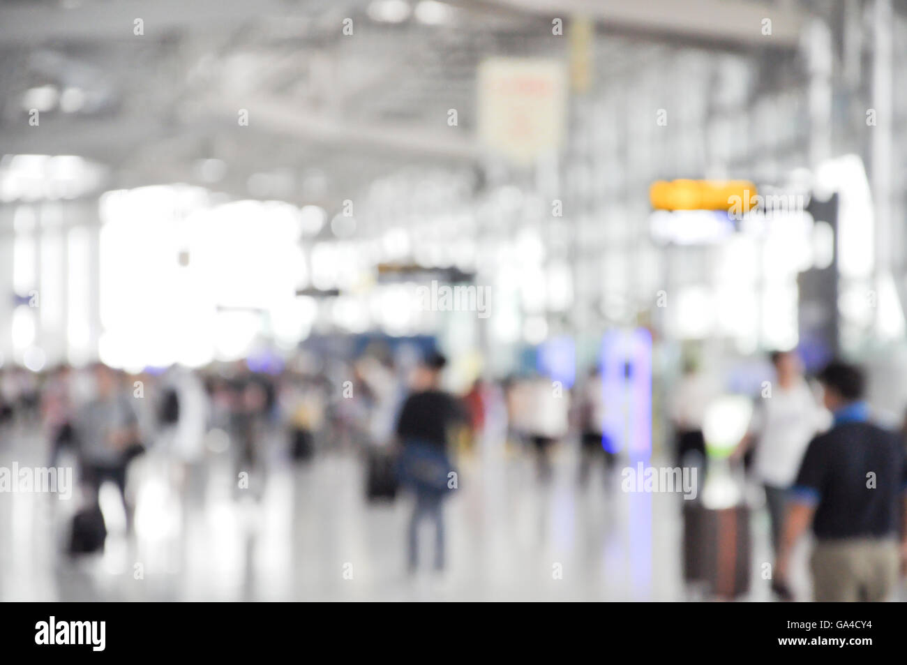 Blurred background, Traveler at airport terminal blur background Stock ...