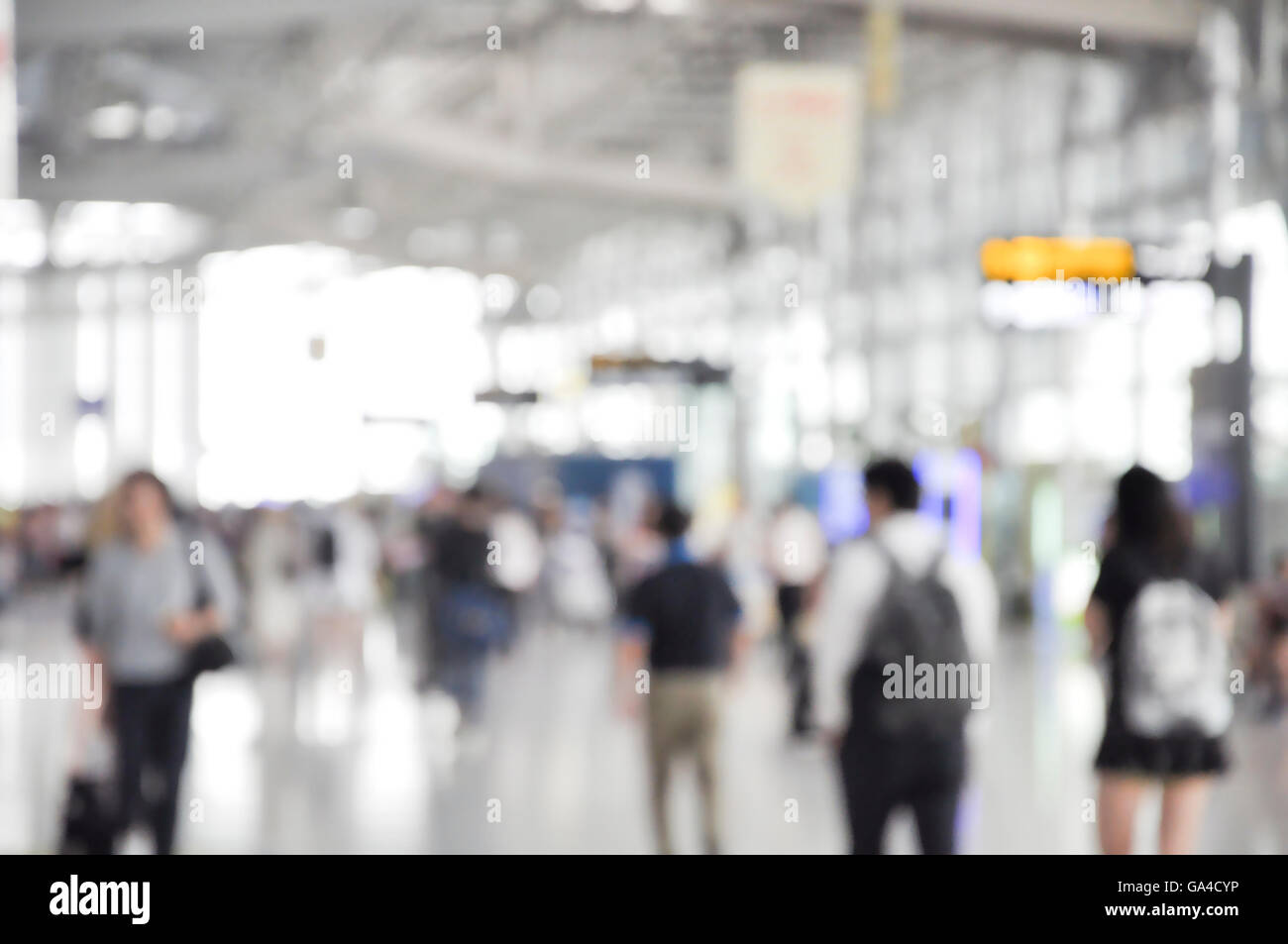 Blurred background, Traveler at airport terminal blur background Stock ...