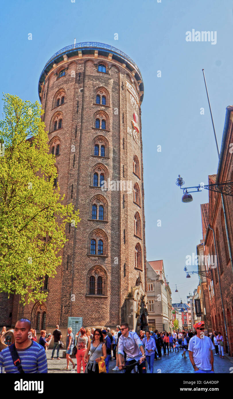 Denmark the round tower rundetaarn hi-res stock photography and images ...