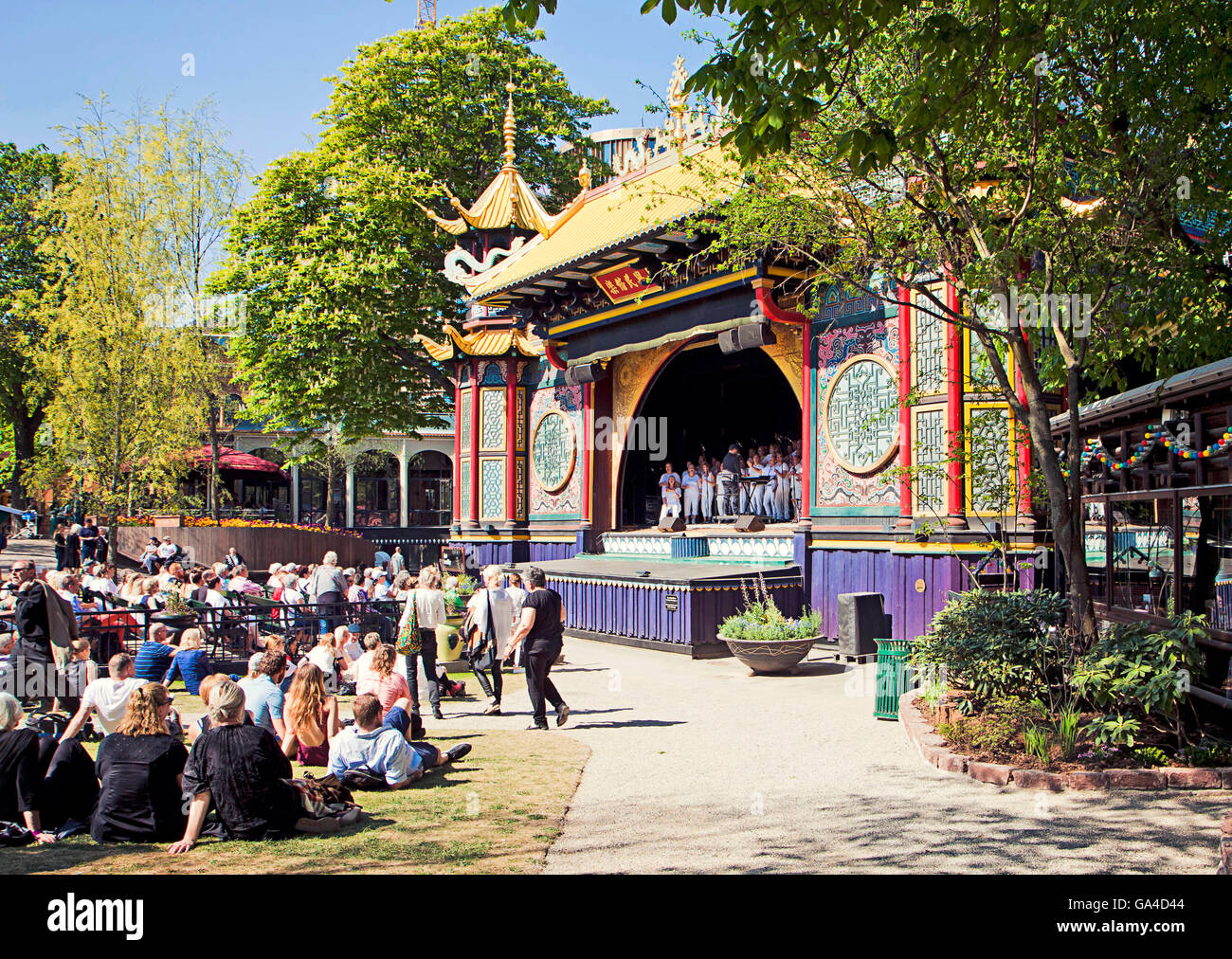 Copenhagen Denmark: gospel performance at Pantomime Peacock Theater of ...