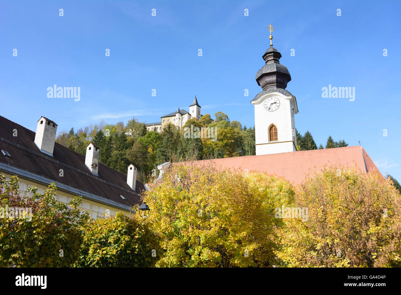Straßburg Castle, parish church, Straßburg, Austria, Kärnten, Carinthia ...