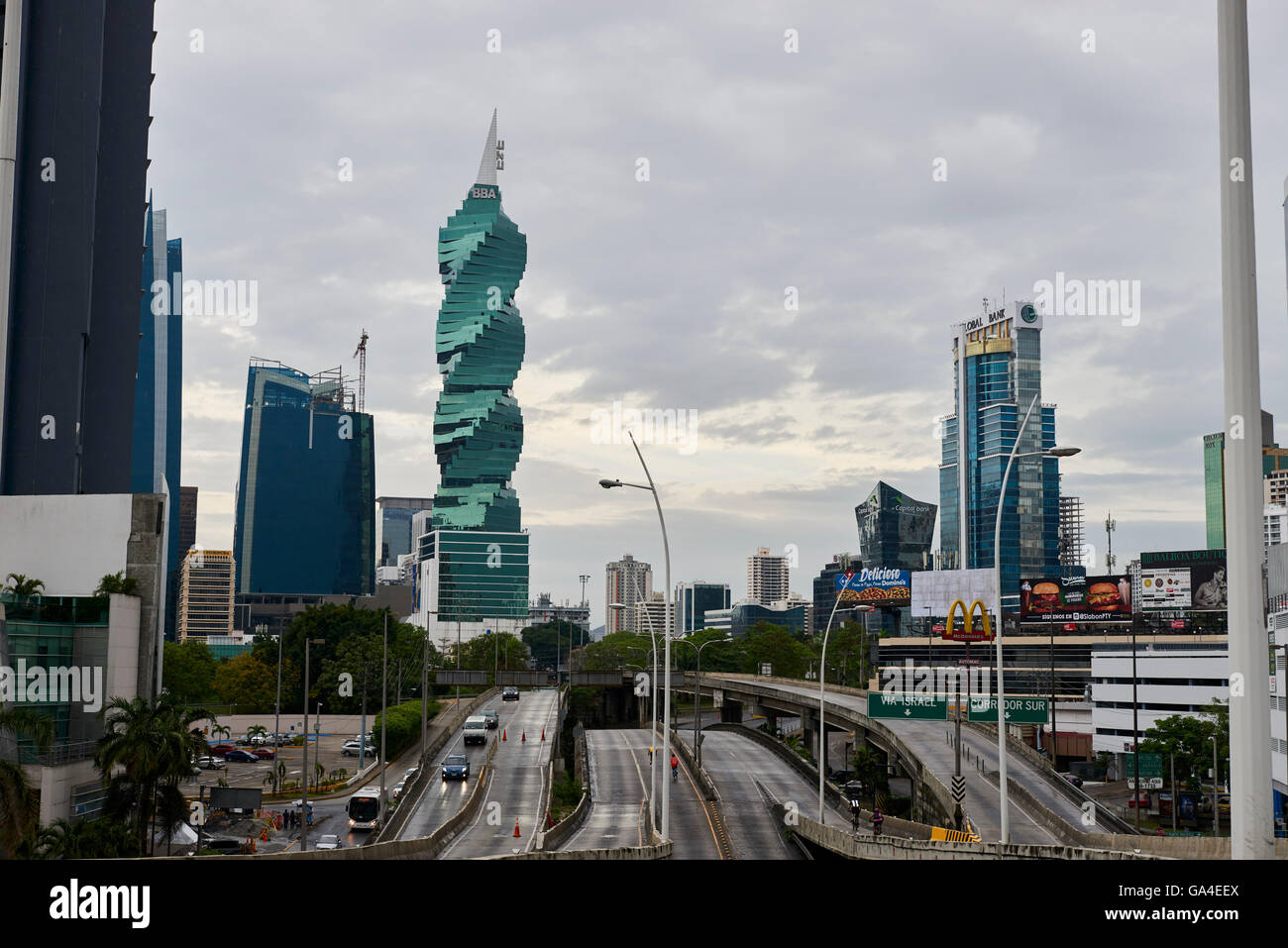 El Tornillo Building, Panama City, Republic of Panama, Central America ...