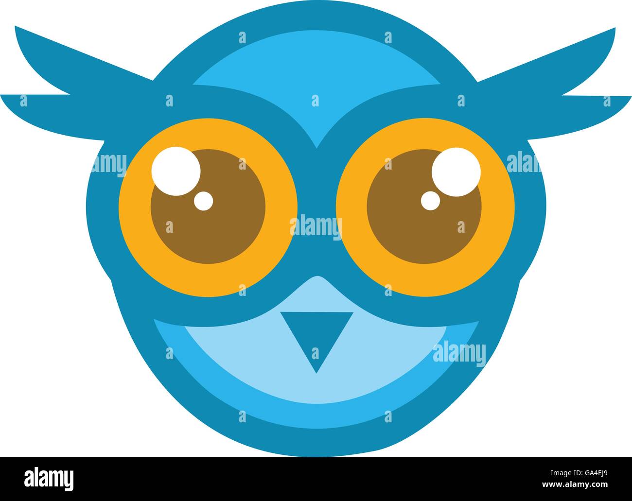 Owl Head Mascot Vector Education Symbol Stock Vector Image & Art - Alamy