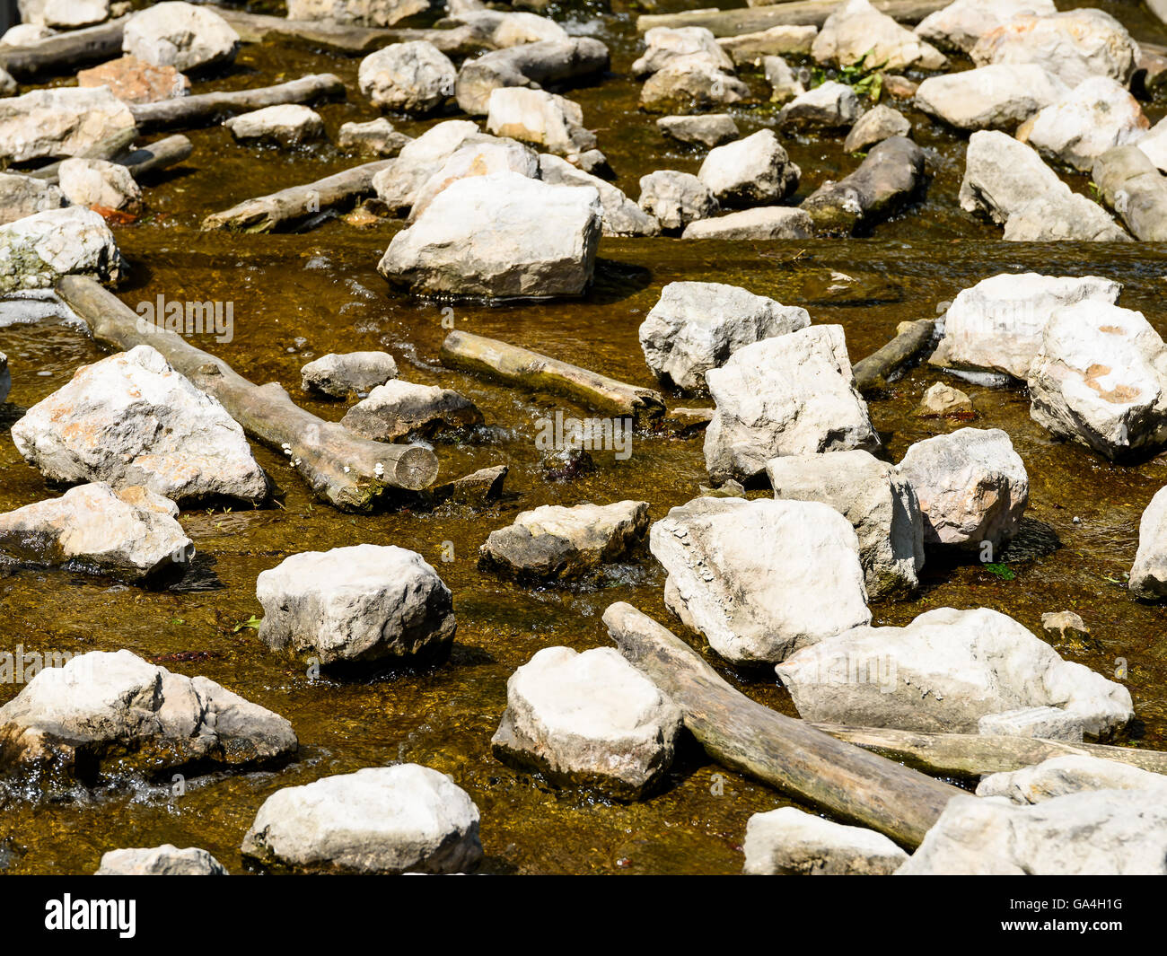 River water flow through wild hi-res stock photography and images - Alamy