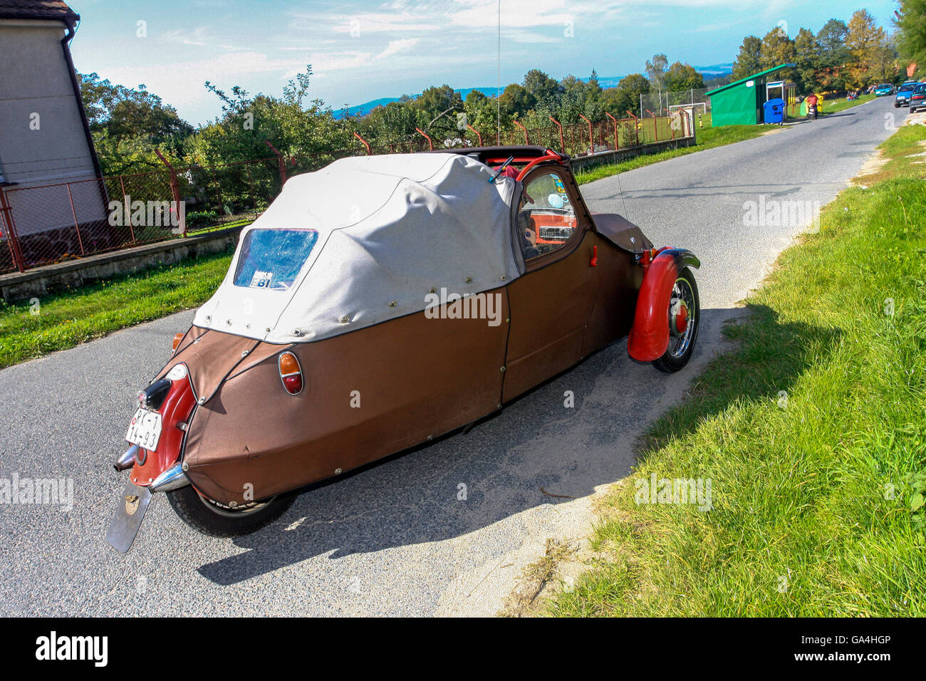Velorex a small three-wheeled car was a manufacturing in Czechoslovakia ...
